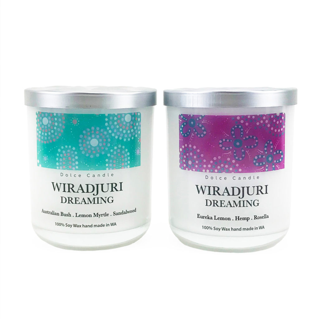 Wiradjuri Dreaming Candle - Hampers by Design