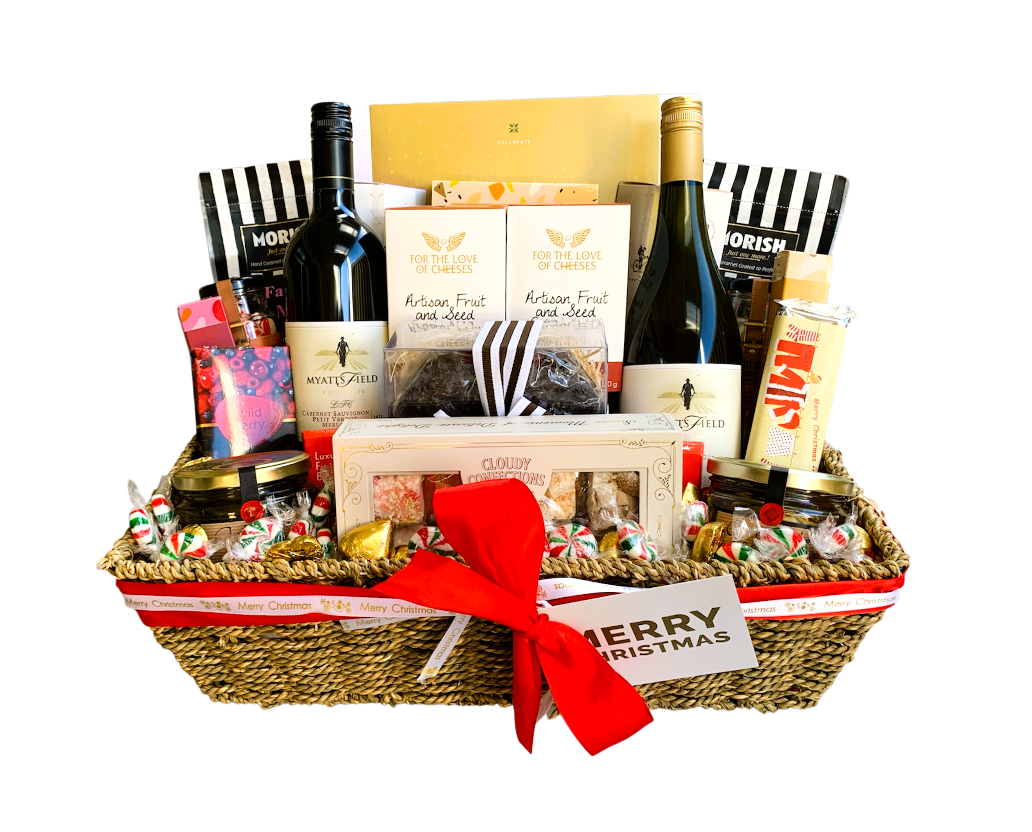 Deluxe Christmas Hamper with Wine | Hampers by Design Hampers by Design